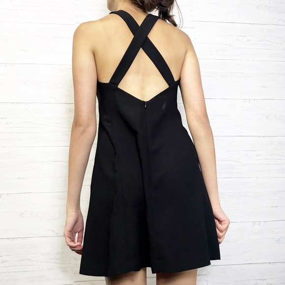 Zara | Dresses | Zara Keyhole Crossstrap Mini Dress | Poshmark